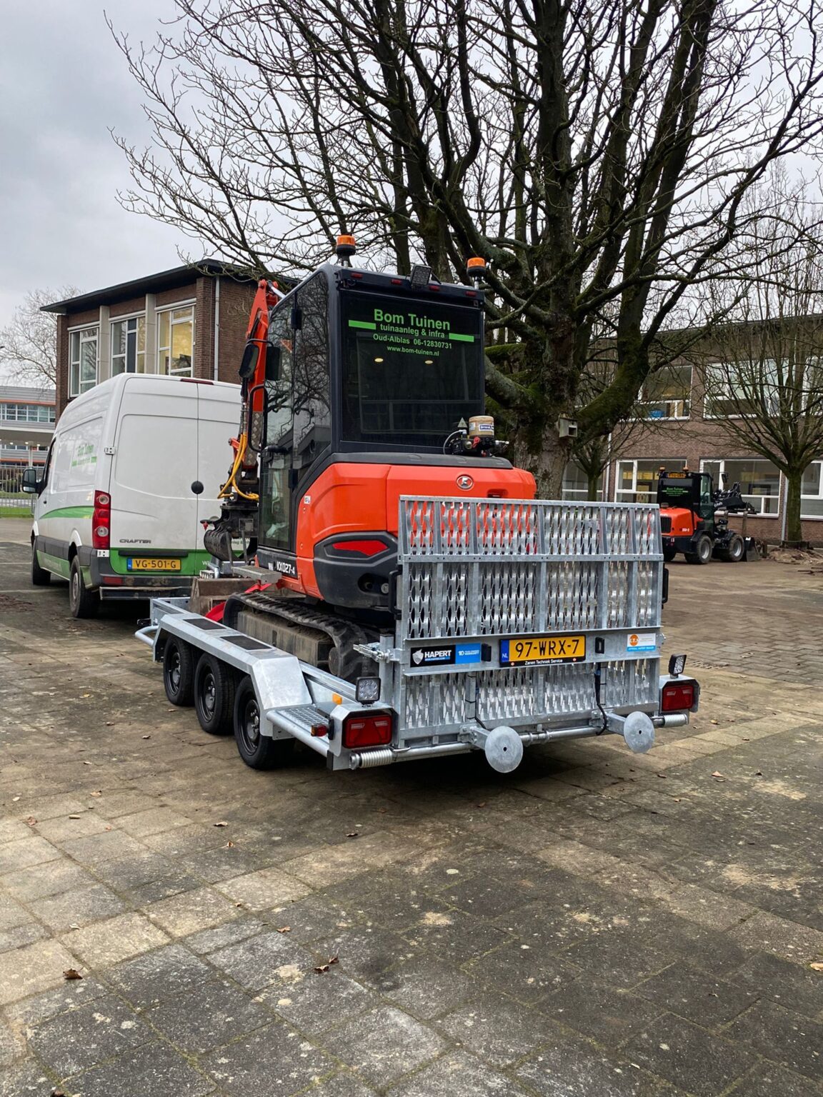In actie bij Bom Tuinen B.V…. - Zanen Techniek Service